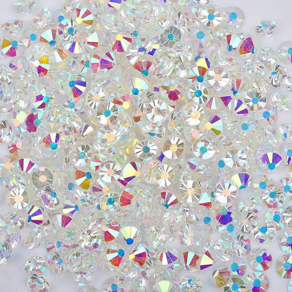 CRYSTAL AB UNFOILED (2088 Xirius Cut) - NON HOTFIX Glass Rhinestone ...